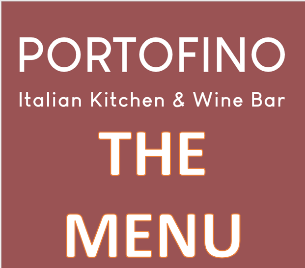 Portofino’s Menu – Portofino