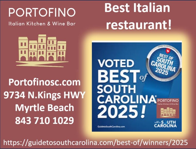 Portofino’s Menu – Portofino